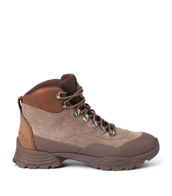 Brunello Cucinelli Suede Hiking Boots - Brown
