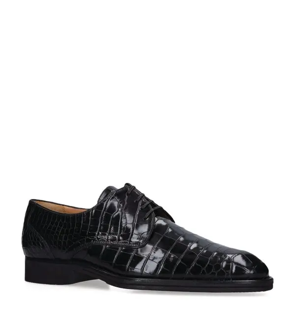 BROTINI Crocodile Derby Shoes