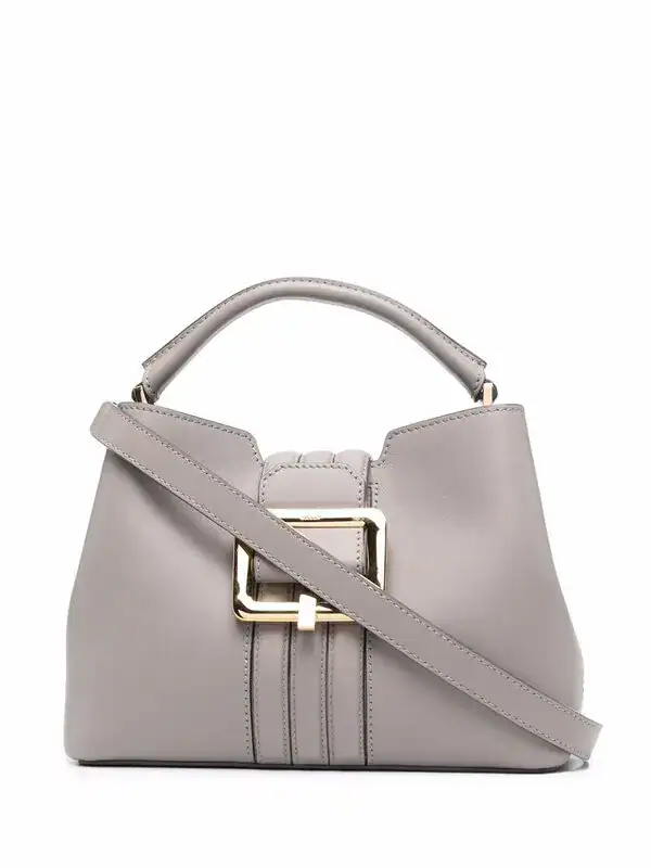Bally Jorah Buckled Tote Bag In Grey 30% Off Editorialist