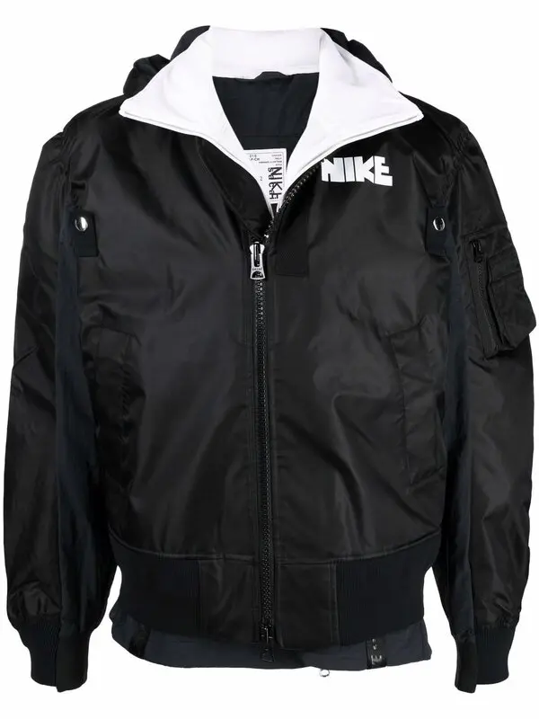 Nike sacai layered bomber jacket ma-1