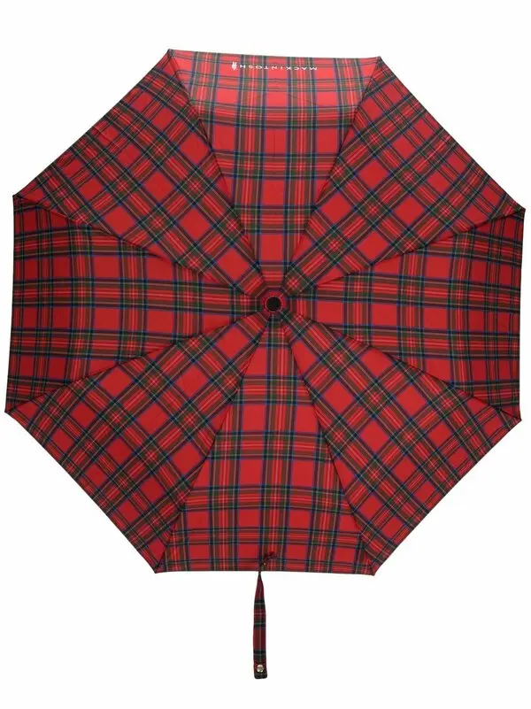 Mackintosh Ayr Automatic Telescopic Umbrella - Red