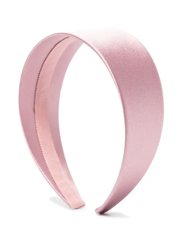 Jennifer Behr Layla Satin Headband In Neutrals - 40% Off  display picture 3