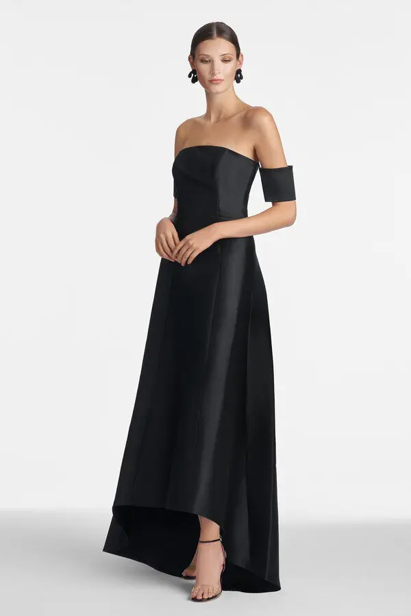 Sachin & Babi Agyness Hi-lo Gown - Black