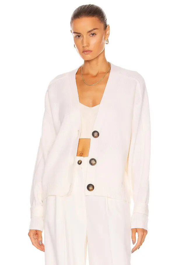 Loulou De Saison Tiberine Cardigan - Ivory