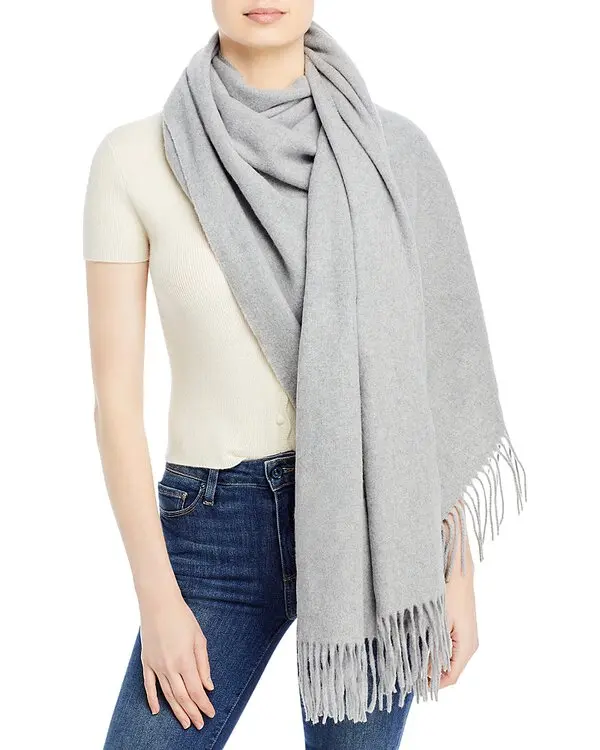 Rag & Bone Addison Recycled Wool Scarf - Gray
