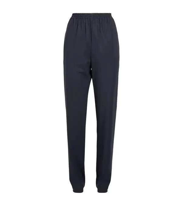 Eskandar Wool Tapered Trousers