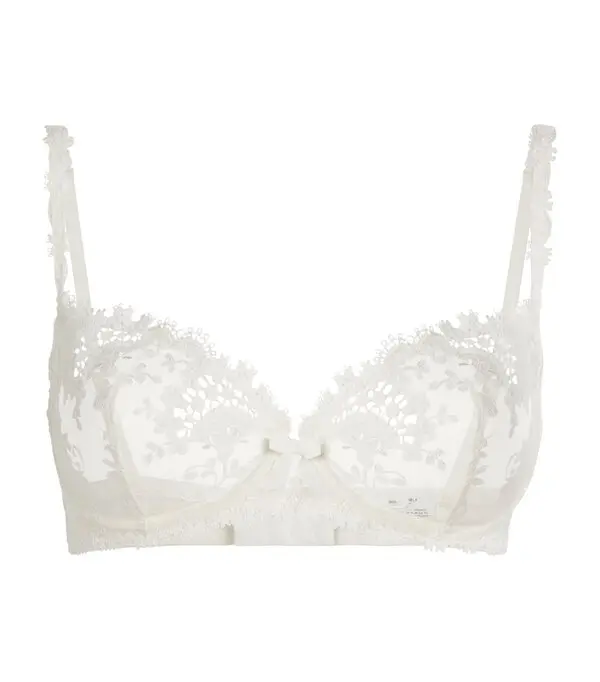 Simone Perele Lace Wish Half-cup Bra - Ivory