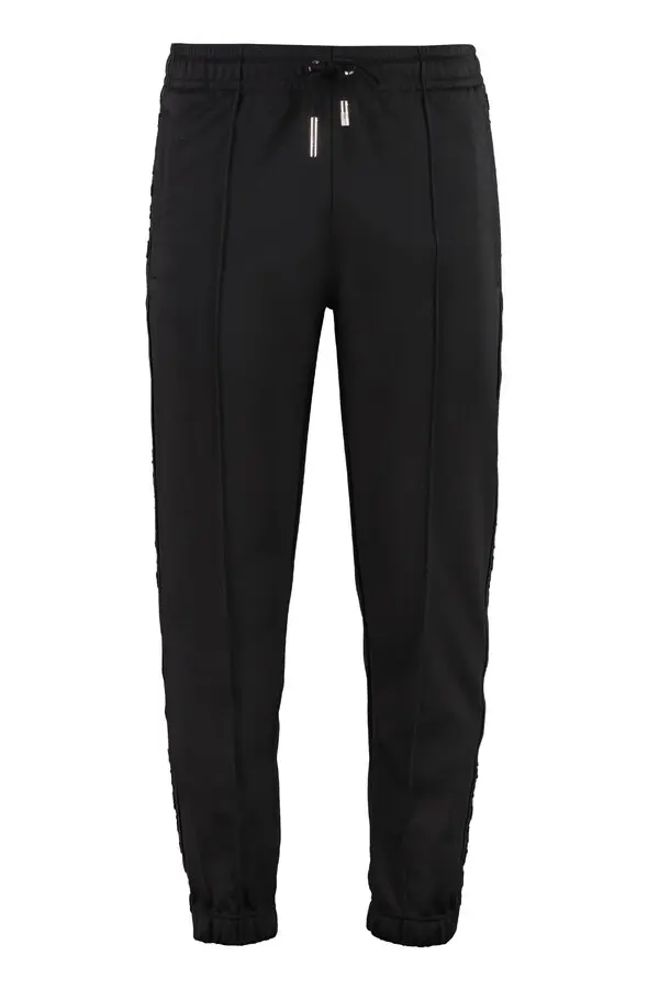 Givenchy Track-pants With Side Logo Stripes - Black | Editorialist