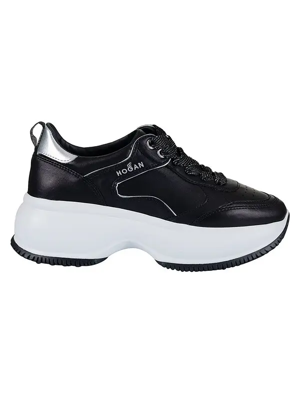Hogan Maxi I Active Sneakers - Silver/black | Editorialist