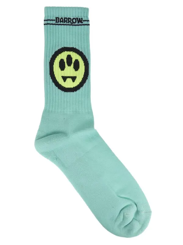BARROW Tiffany Socks With Logo - Azure | Editorialist