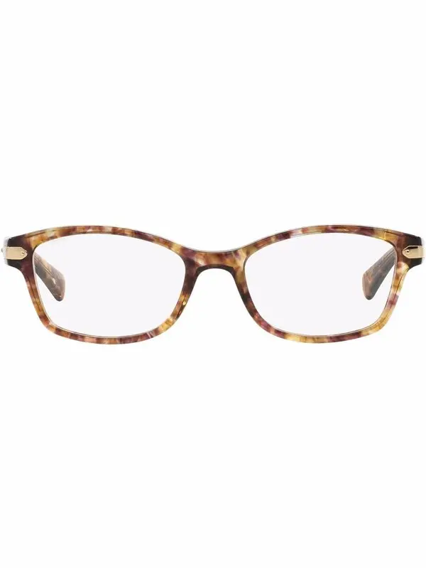 Coach Tag Temple Tortoiseshell Eyeglasses