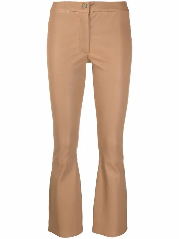 ARMA Flared Leather Trousers