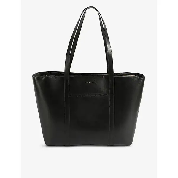 Ted Baker Black Saffiano Leather Tote Bag Ted Baker Saffiano Leather Tote - Black Totes, Handbags  main image 4