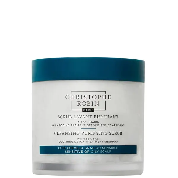 Christophe Robin Cleansing Purifying Scrub With Sea Salt 250ml - One-color