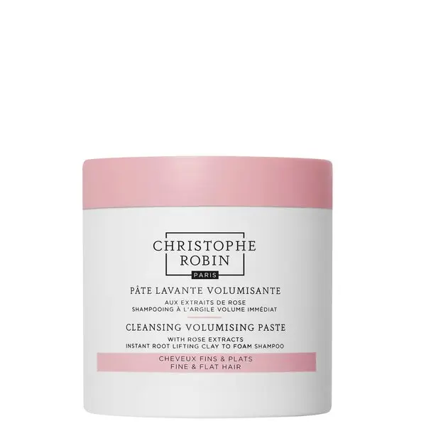 Christophe Robin Cleansing Volumising Paste With Pure Rassoul Clay And Rose 250ml - One-color