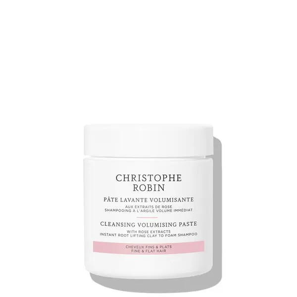 Christophe Robin Cleansing Volumising Paste With Pure Rassoul Clay And Rose 75ml