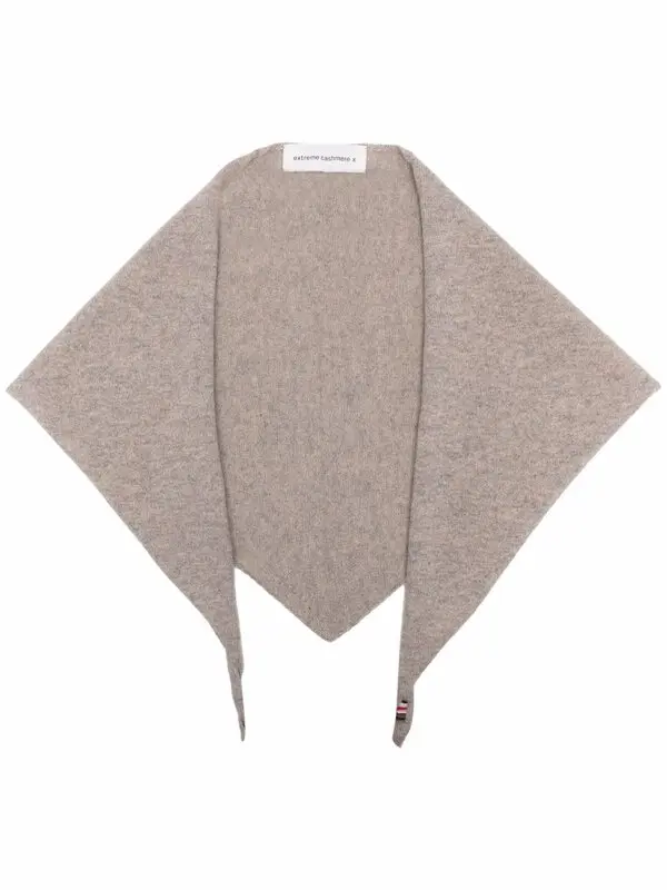 Extreme Cashmere Knitted Snood Scarf - Neutrals
