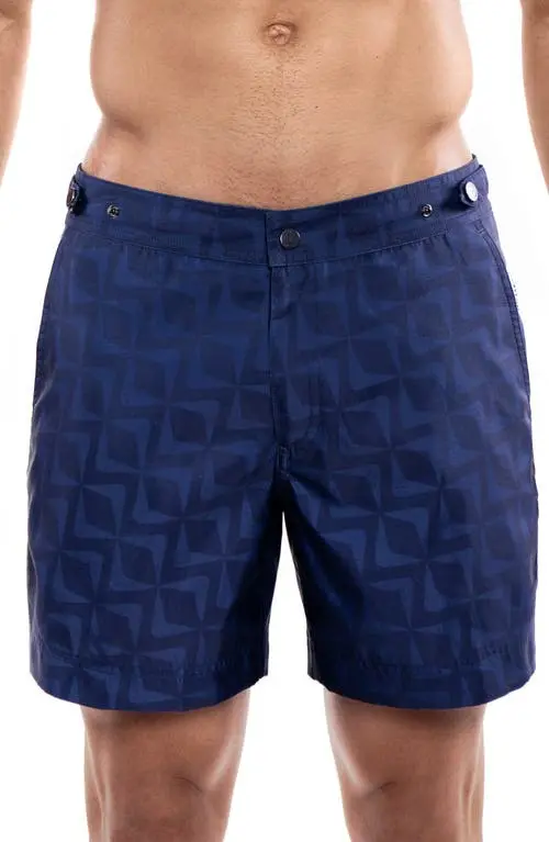 PRINCE & BOND Deep Sea Ii Tailored Hybrid Swim Trunks