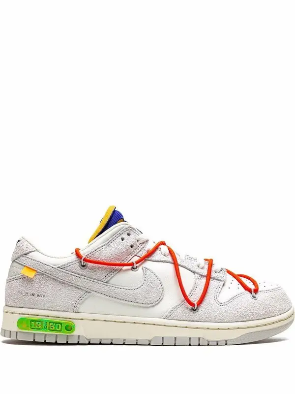 Nike X Off White Dunk Low Lot Sneakers - White