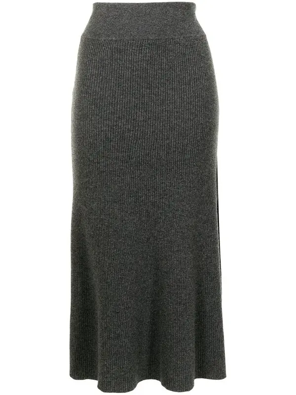Cashmere In Love A-line Skirt - Grey