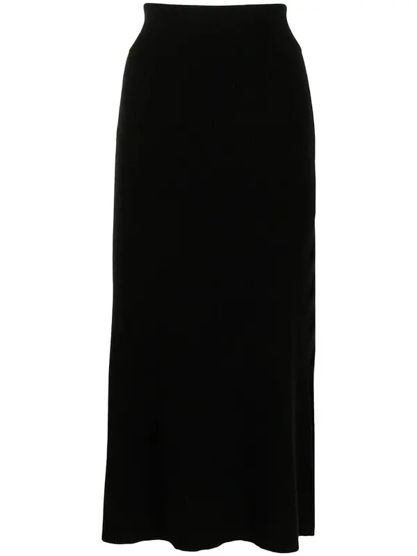 Cashmere In Love River A-line Skirt - Black
