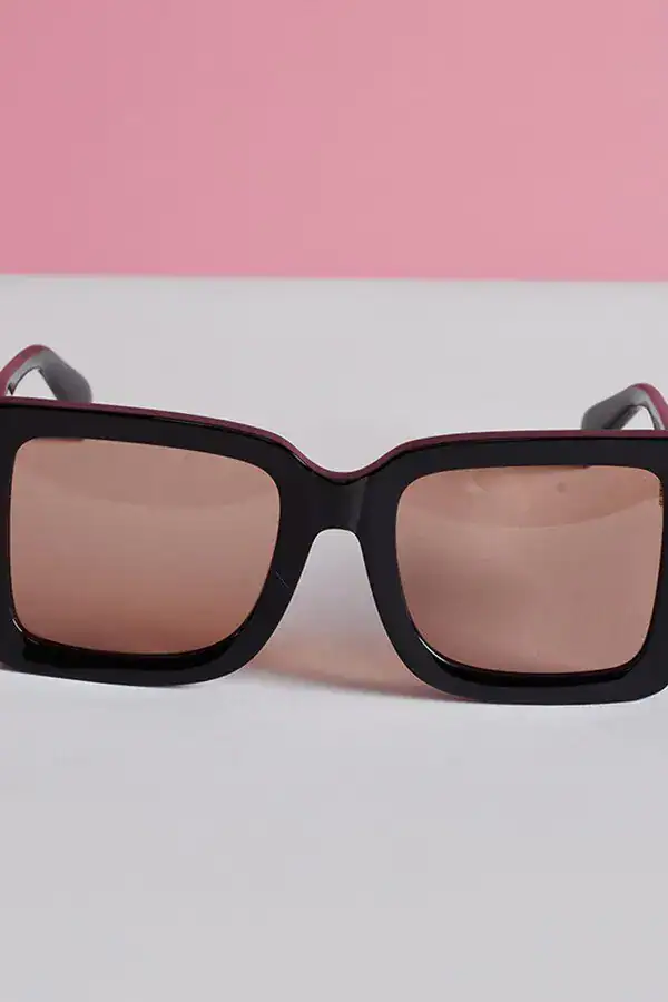 Rowley By Cynthia Rowley Black Plastic Sunglasses Cynthia Rowley Sunglasses FRAMES ONLY CR 1077 Noir Black | eBay main image 4