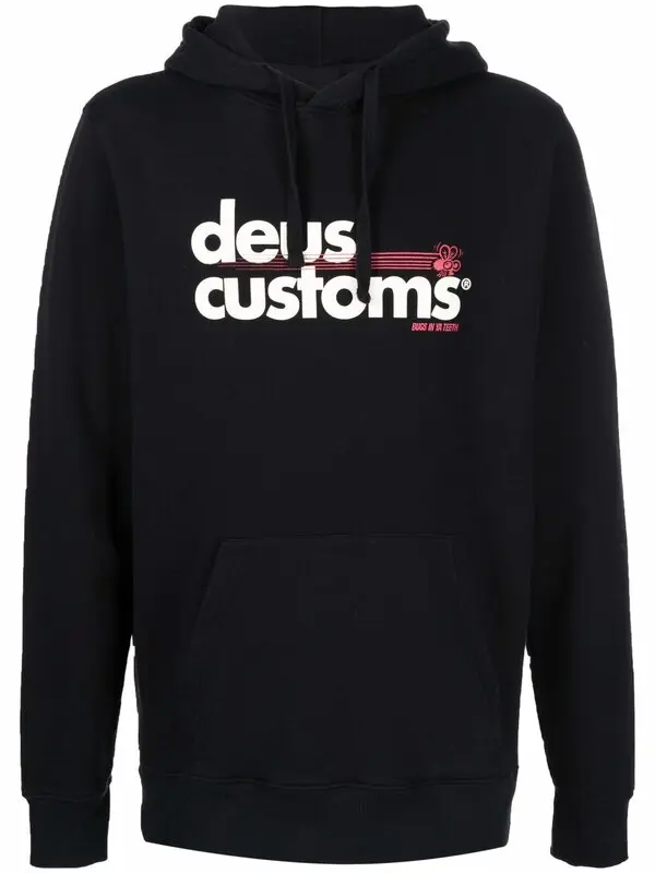 Deus Ex Machina Logo-print Drawstring Hoodie