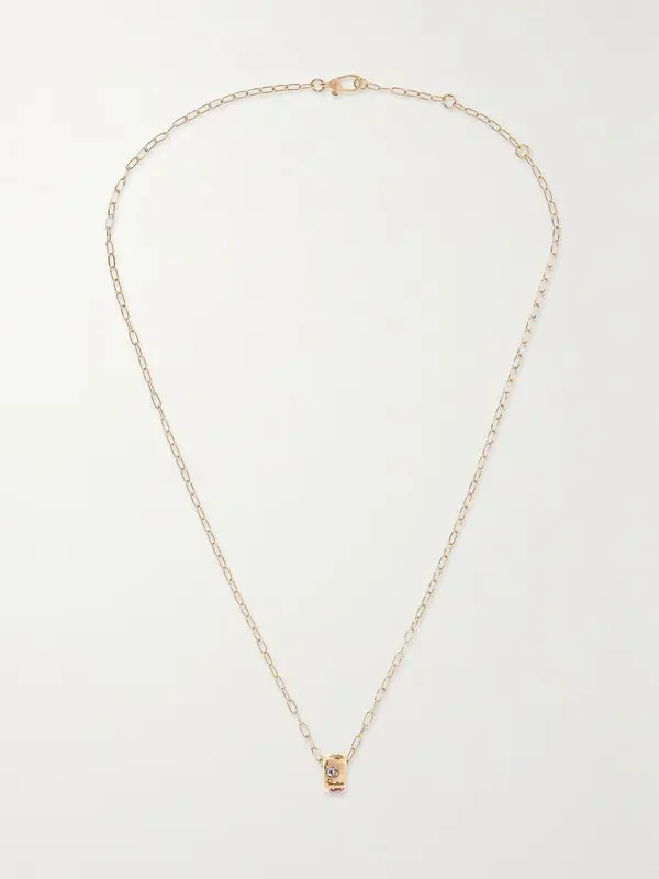 Pomellato Iconica 18-karat Multi-stone Necklace - Gold