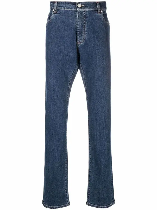 BILLIONAIRE Logo-embroidered Jeans