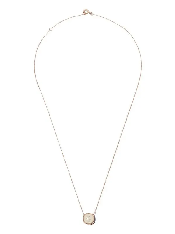 Pascale Monvoisin 9kt Rose Gold Pierrot Necklace - Pink