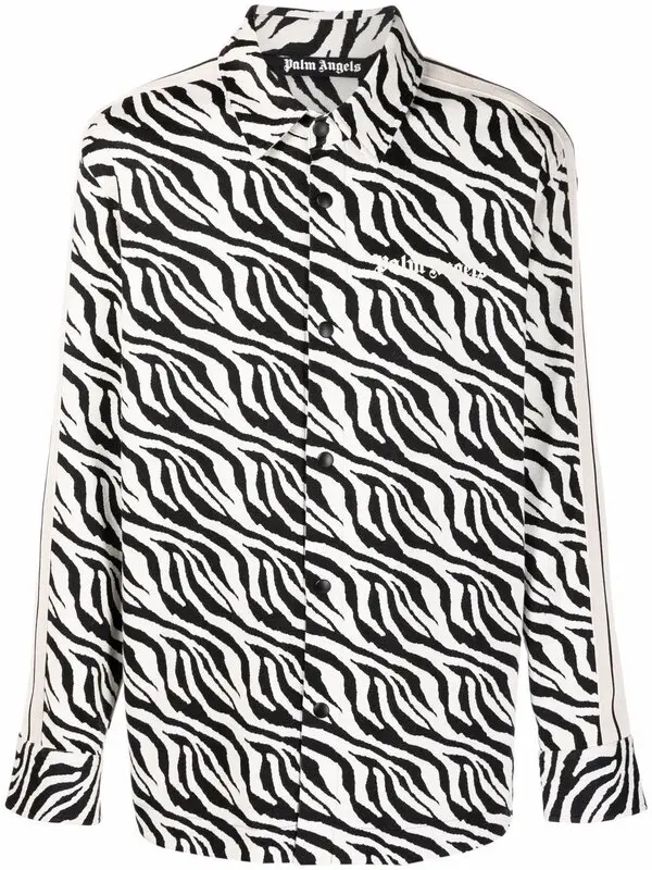 Palm Angels Zebra-print Shirt