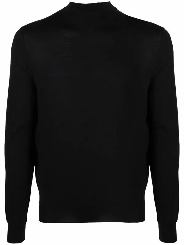DRUMOHR Mock-neck Merino Jumper