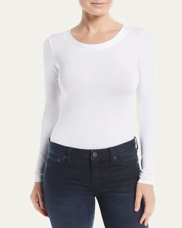 Wolford Berlin Long-sleeve Bodysuit - White