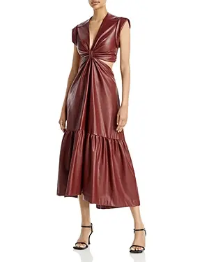 alc alexandria cut out dress $495 A.L.C. Alexandria Waist Cutout Dress size 4