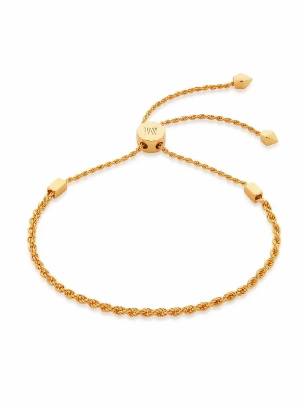 Monica Vinader Corda Fine Chain Friendship Bracelet - Gold