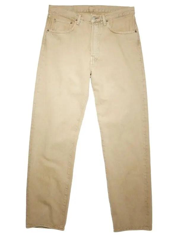 Acne Studios Classic Denim Indigo Pants Sand Beige - Neutral 