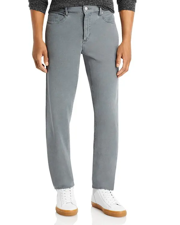 Faherty Brand Stretch Terry Slim Fit Pants - Slate