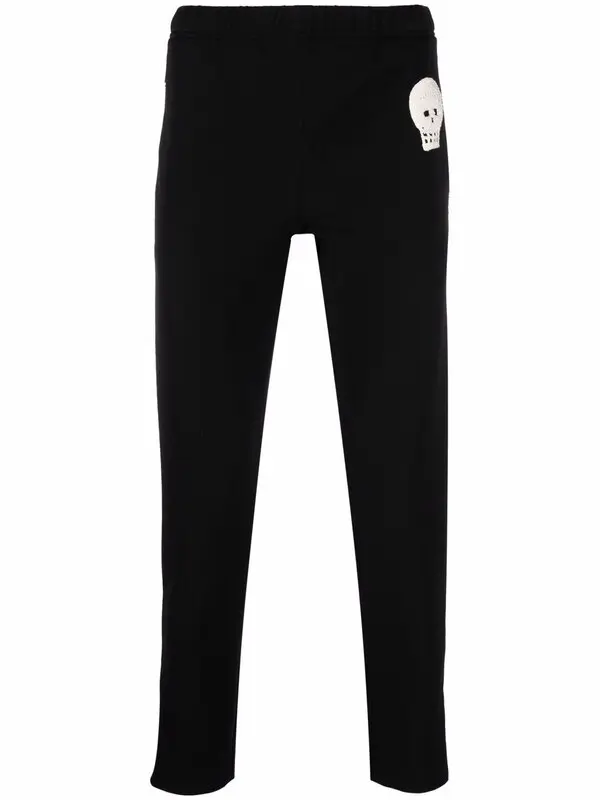 Alexander McQueen Skull-patch Slim-fit Track Pants