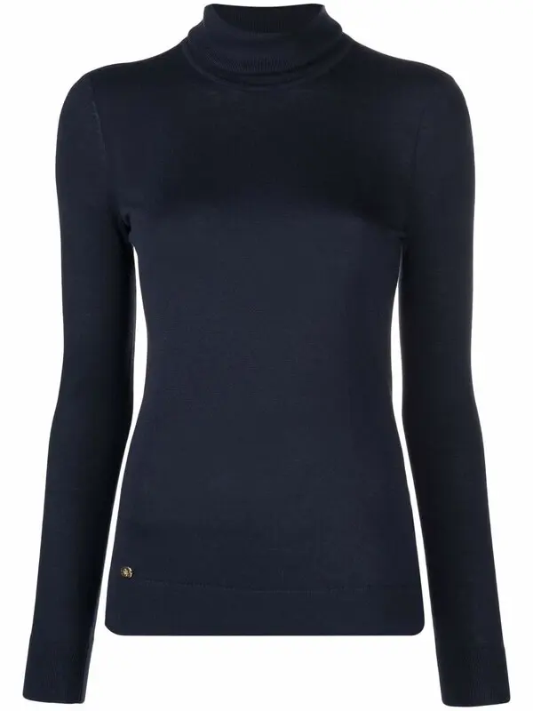 Ralph Lauren Fine-knit Roll-neck Jumper - Blue