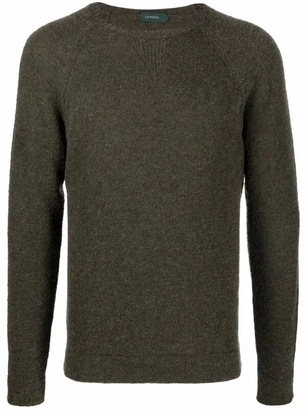 ZANONE Crew Neck Jumper - Green