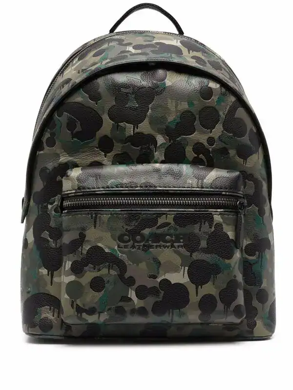 canvas backpacks with leather trim for sale Canvas & Leather Backpack