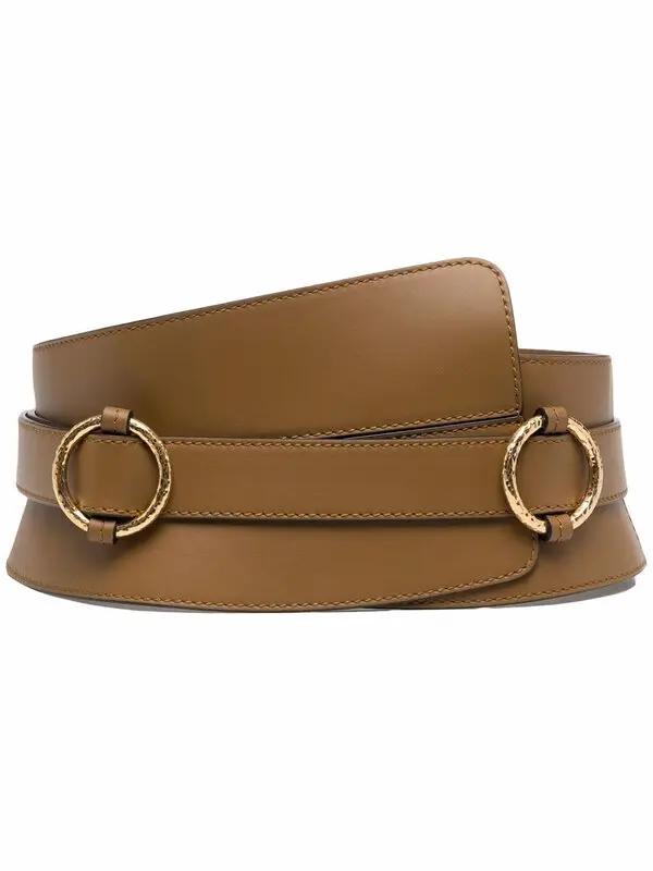 ULLS JOHNSON Brown Leather Wide Belt Ulla Johnson Brown leather waist belt ref.JC986107 (Sold  main image 3
