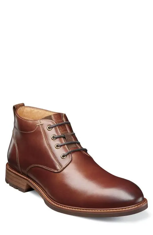 Florsheim Lodge Plain Toe Boots - Chestnut