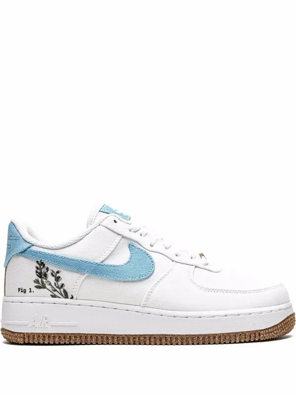 Nike Air Force 1 '07 Indigo Sneakers - White