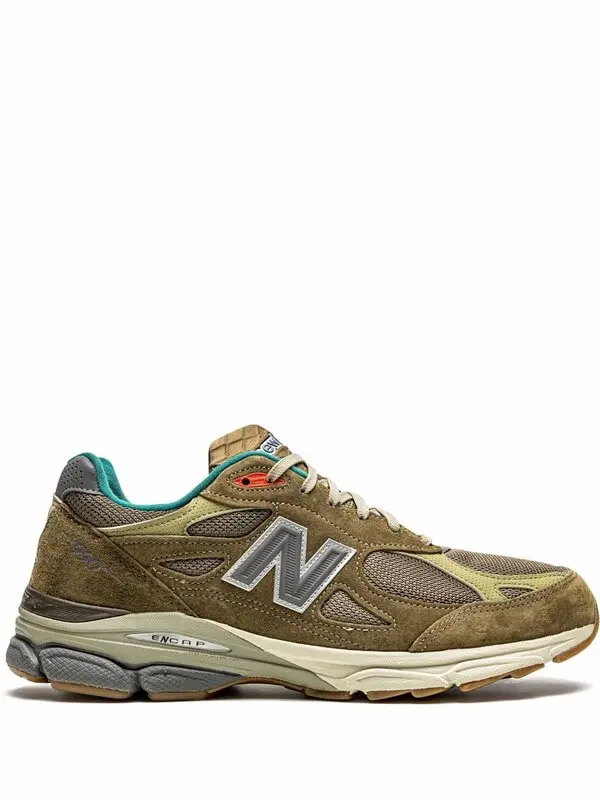 NEW BALANCE X Bodega 990 V3 Anniversary Sneakers - Green