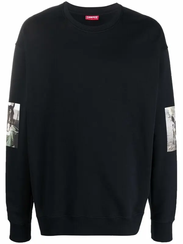 Camper Photograph-print Sleeve Sweatshirt
