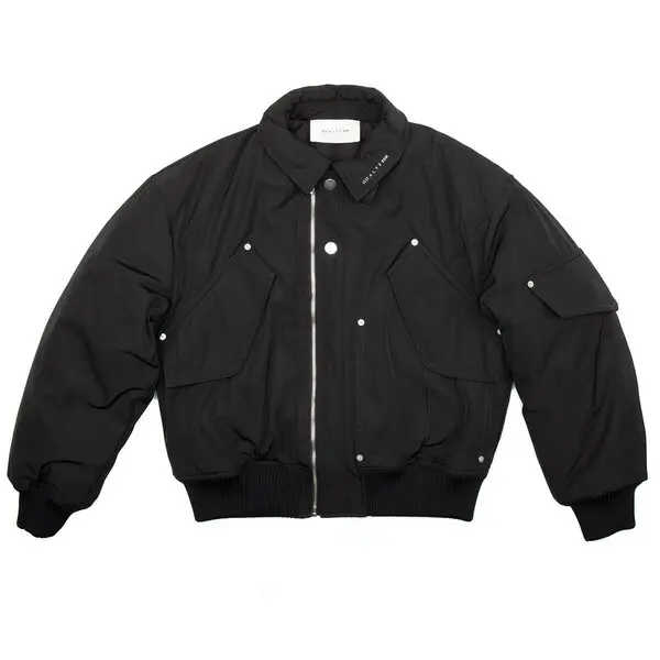 1017 Alyx 9sm Flight Bomber Jacket - Black | Editorialist