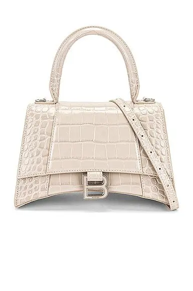 balenciaga hourglass bag grey