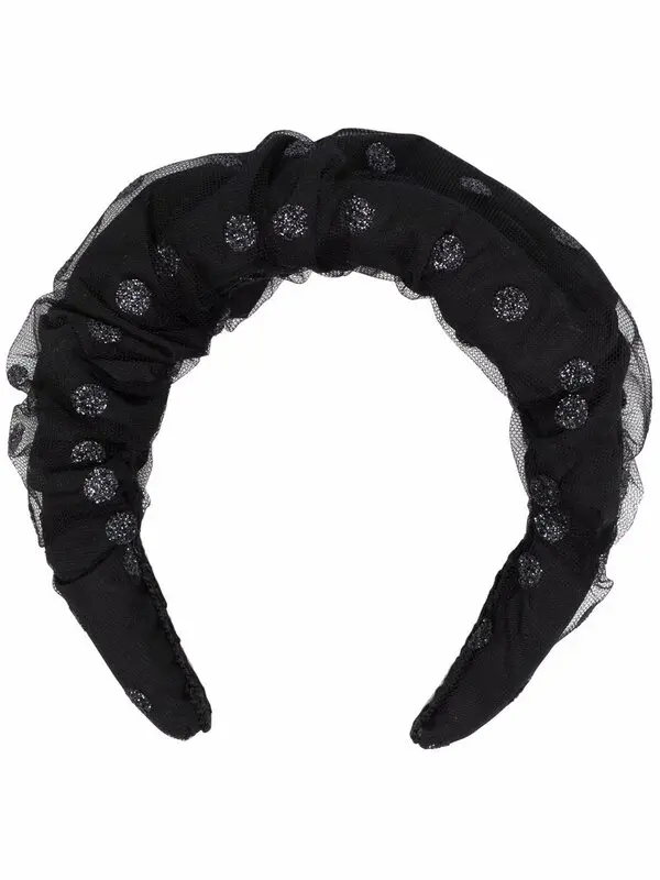 RED Valentino Hair Band Red Valentino // Nylon Braided Headband – VSP Consignment main image 3