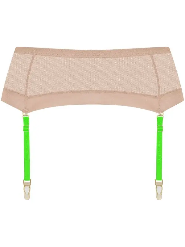MAISON CLOSE Mesh Garter Belt